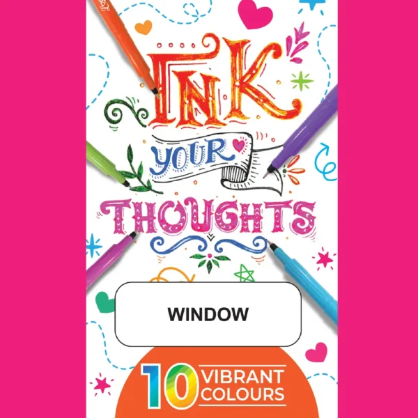 Fine Line Writing Pen | Love-Art Pen for Students | Artline India